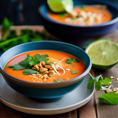 Soupe Thaï Végane aux Lentilles Rouges | Recette Croustillante et Crémeuse