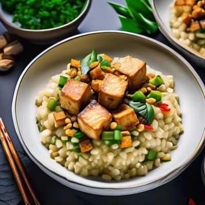 Risotto Thaï au Tofu Croustillant | Recette Fusion Healthy