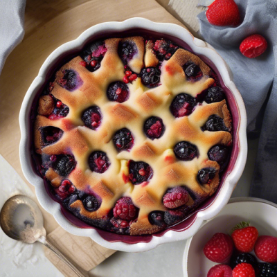 Clafoutis Croquant Suédois aux Fruits Rouges | Recette Nordique