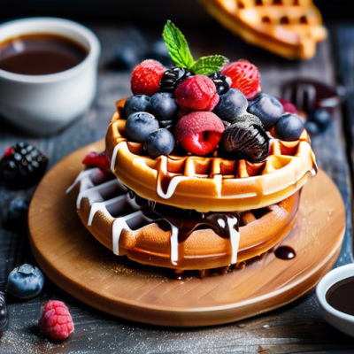 Donuts Façon Gaufre Belge Sucré-Salé | Recette Originale Belge