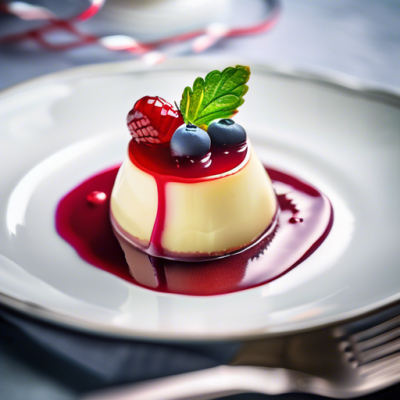 Bavarois Festif de Noël à la Vanille et Fruits Rouges | Recette Danoise