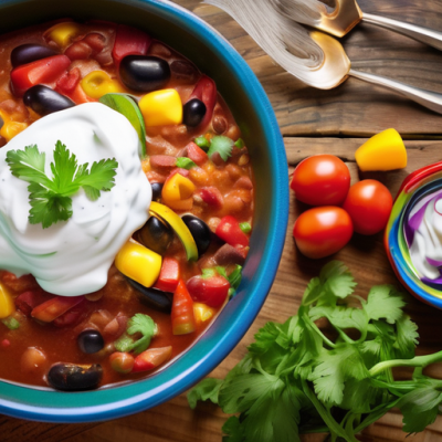 Chili de Légumes Mexicain | Recette Festive pour Dimanche en Famille