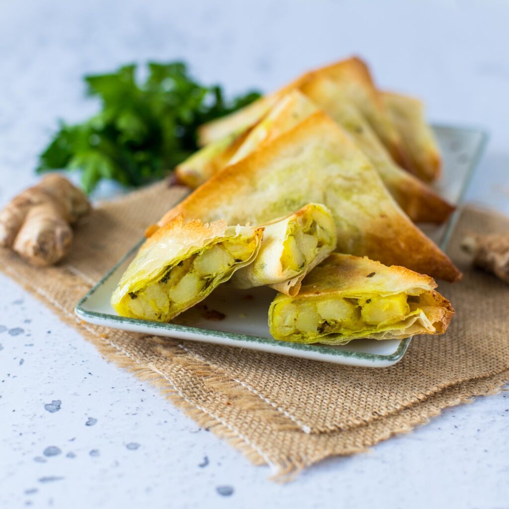 Samoussas mauriciens à la pomme de terre