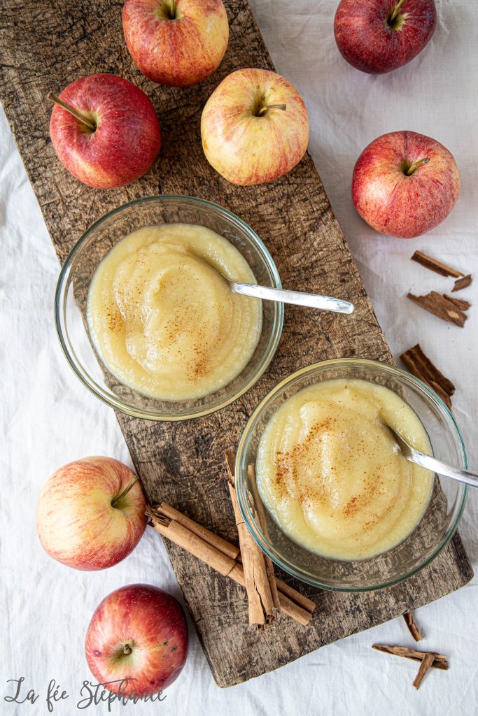 Compote de pommes maison