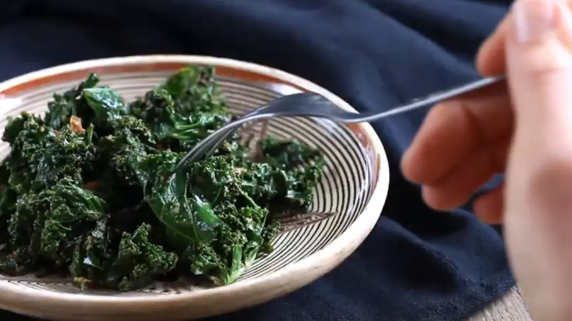 Wok de chou kale express