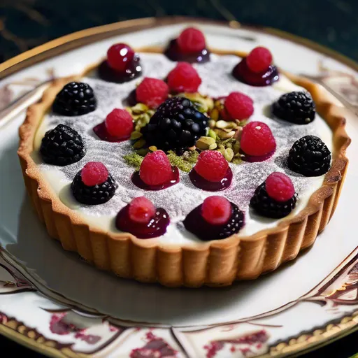 Tarte Amandine aux Fruits Rouges | Saveurs du Moyen-Orient